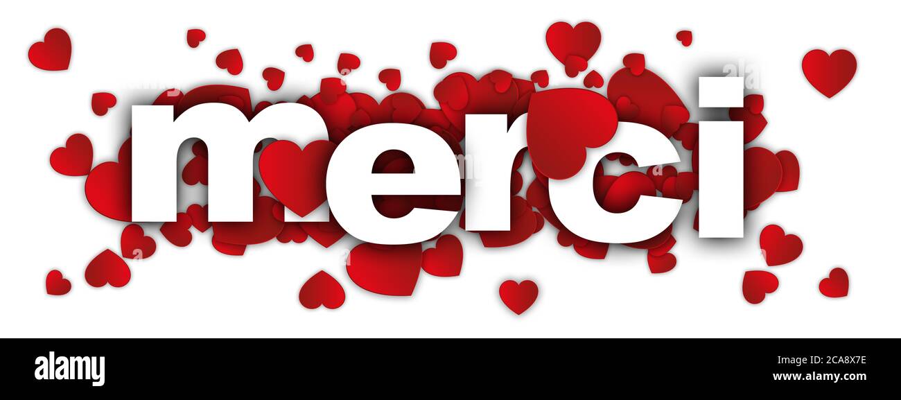 Merci Cut Out Stock Images & Pictures - Alamy
