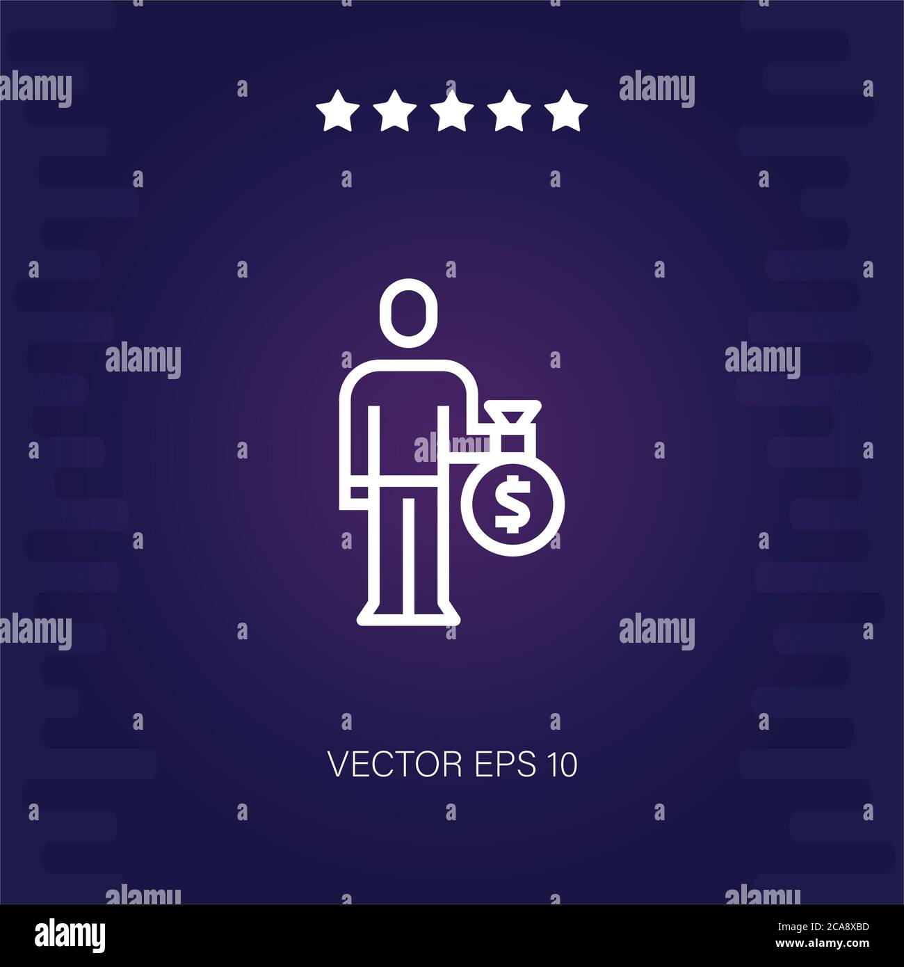 customer vector icon modern illustration Stock Vector Image & Art - Alamy