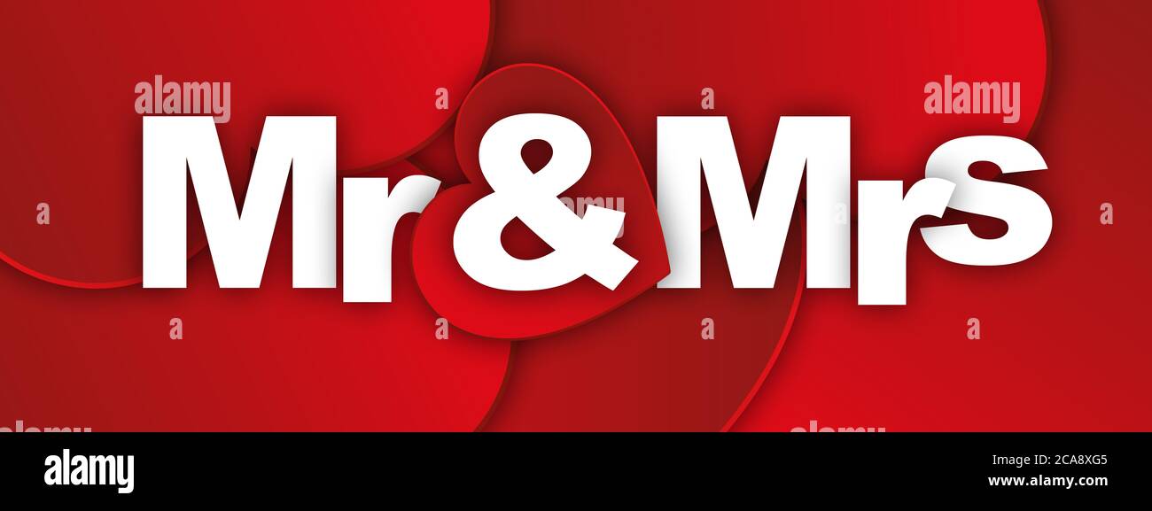 Mr and mrs symbol hi-res stock photography and images - Alamy