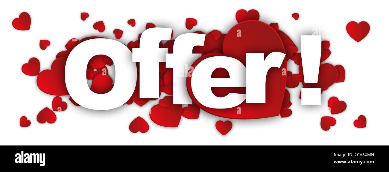 Offer template hi-res stock photography and images - Alamy