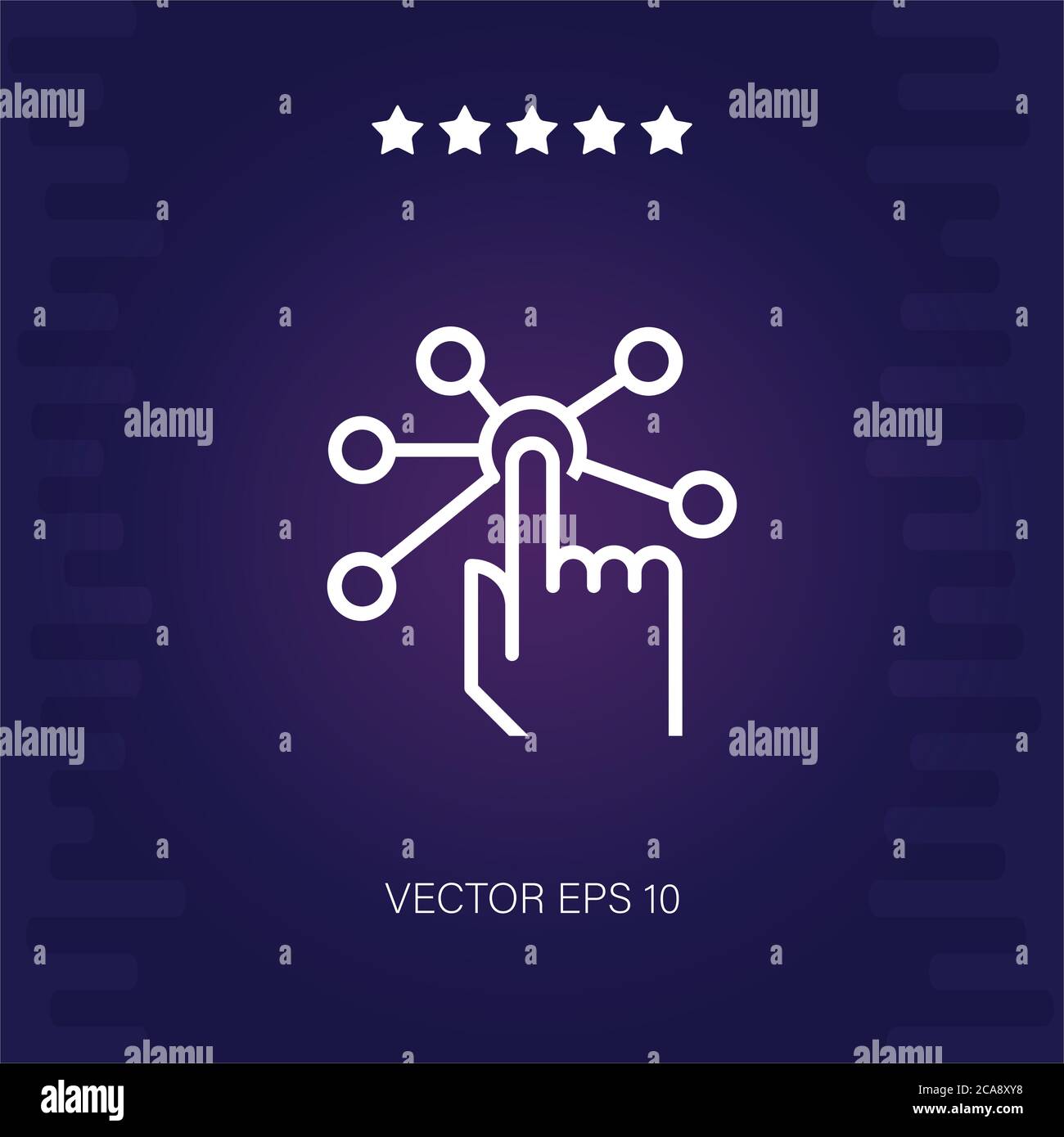 administration vector icon modern illustration Stock Vector Image & Art ...