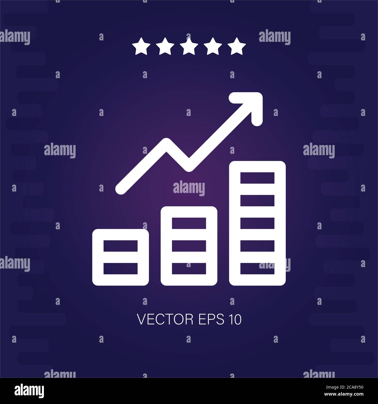 earnings vector icon modern illustration Stock Vector Image & Art - Alamy