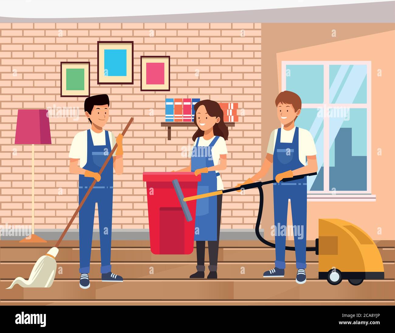 Industrial Housekeeping Clipart
