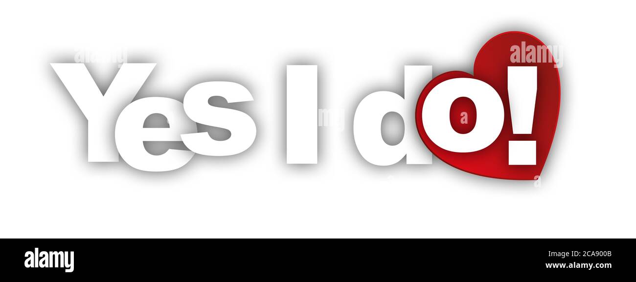 yes i do label Stock Photo - Alamy