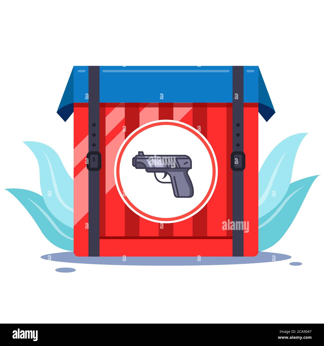 Shooting shelter Stock Vector Images - Alamy
