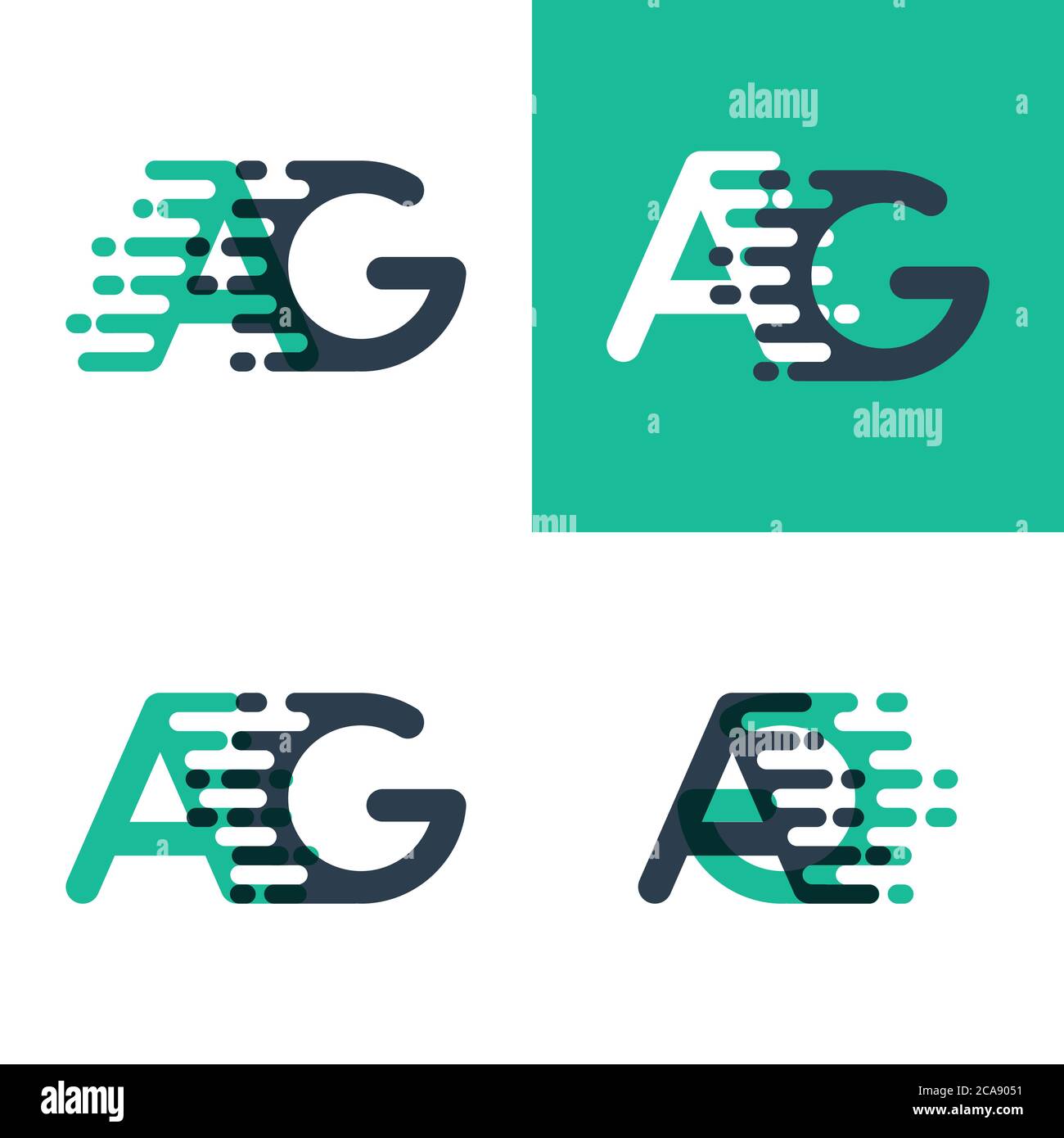 Ag digital logo Stock Vector Images - Alamy