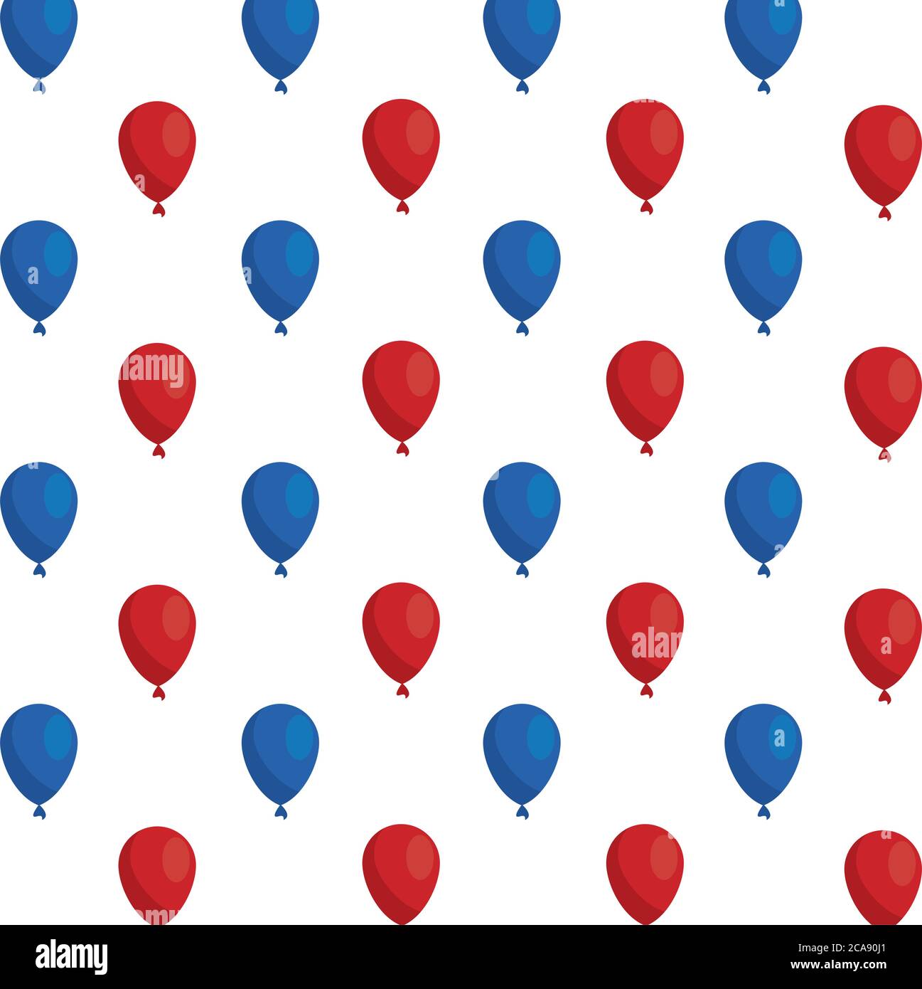 balloons helium floating pattern background vector illustration design ...