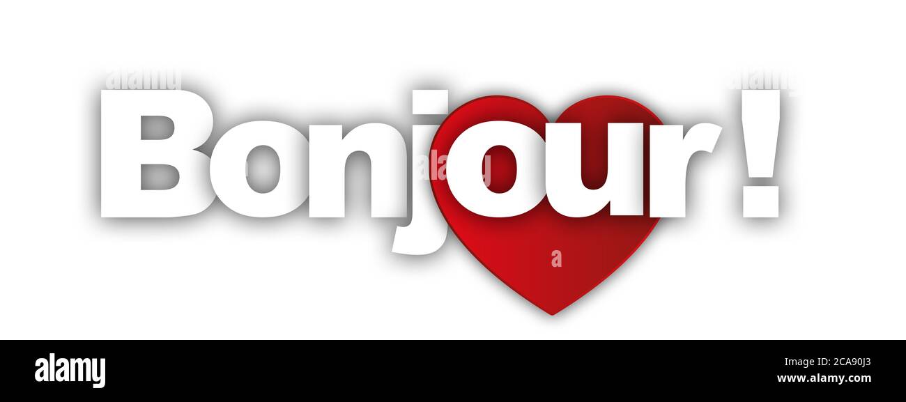 Bonjour background hi-res stock photography and images - Alamy