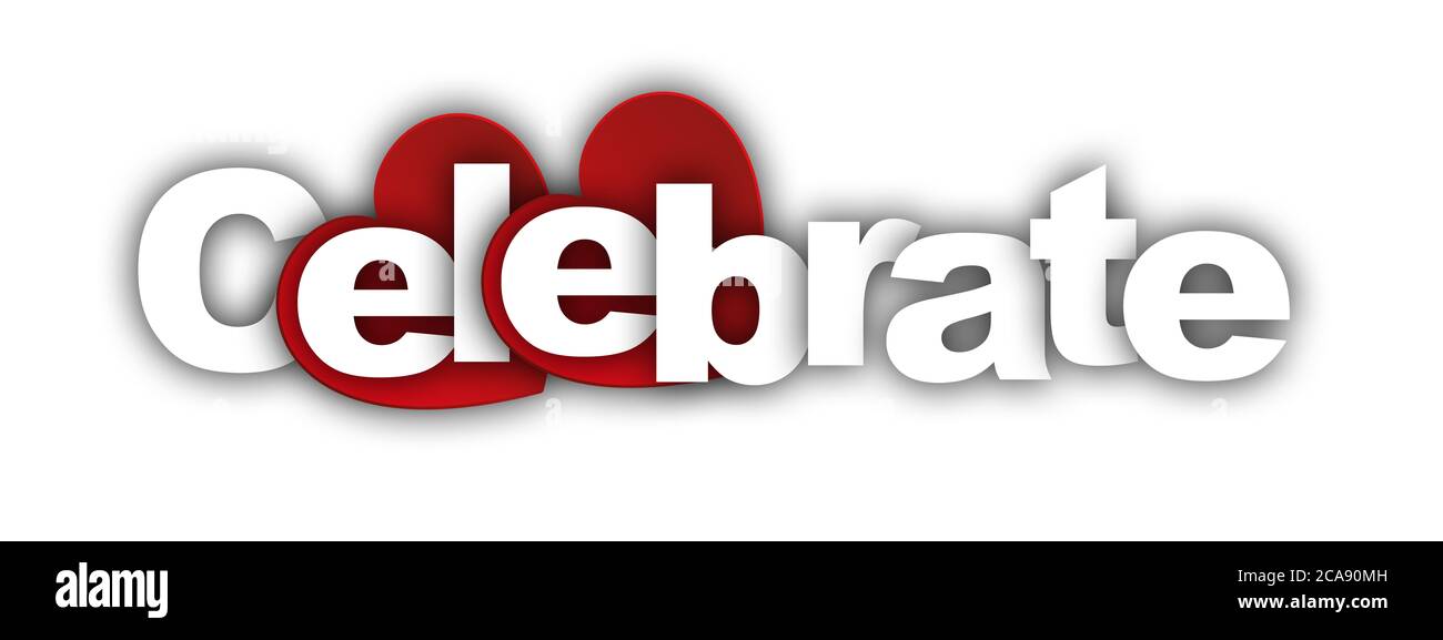 celebrate label Stock Photo - Alamy