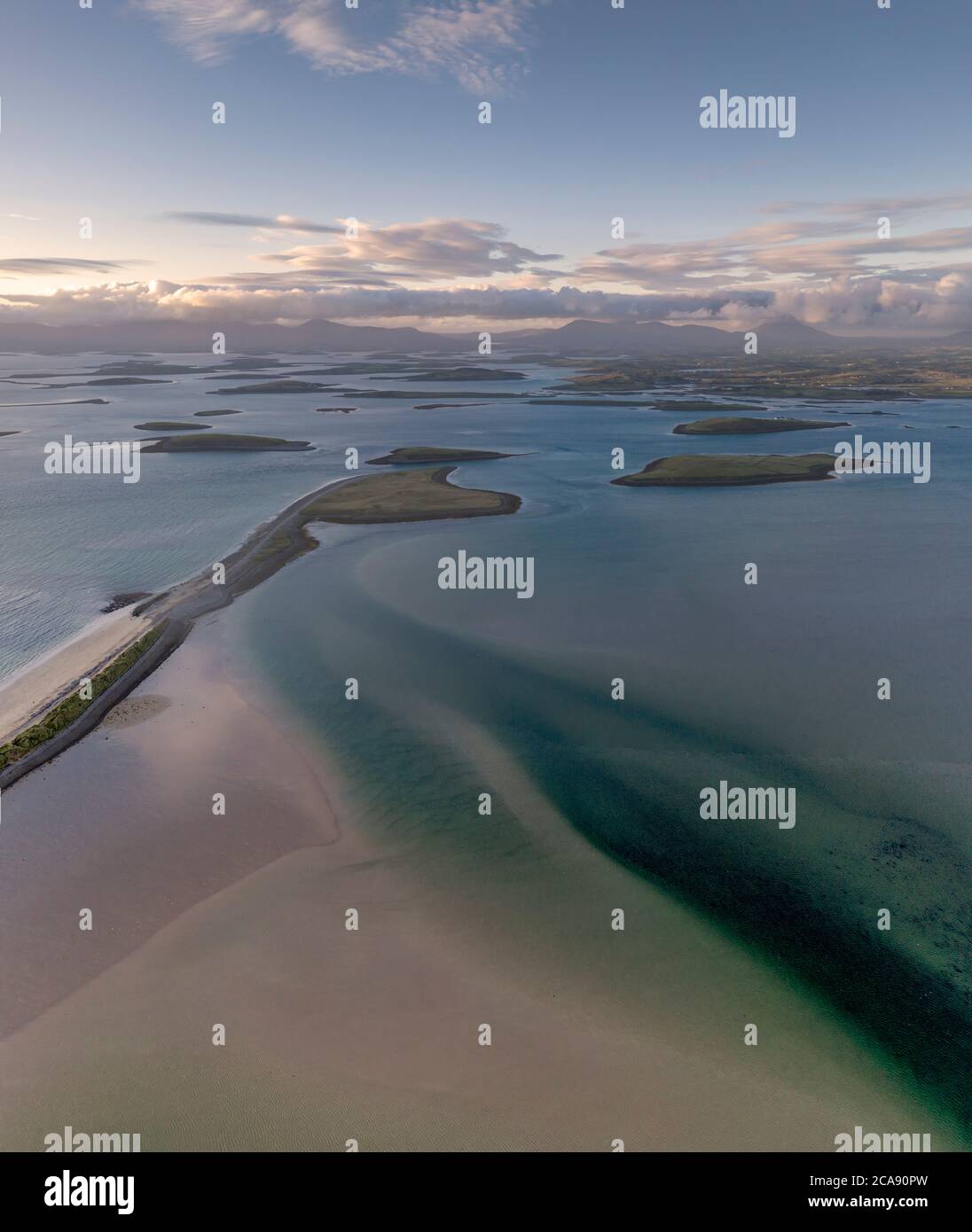 Clew bay aerial hi-res stock photography and images - Alamy