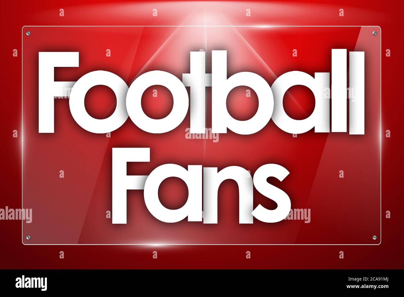 Football Fans word in colored rectangles background Stock Photo - Alamy