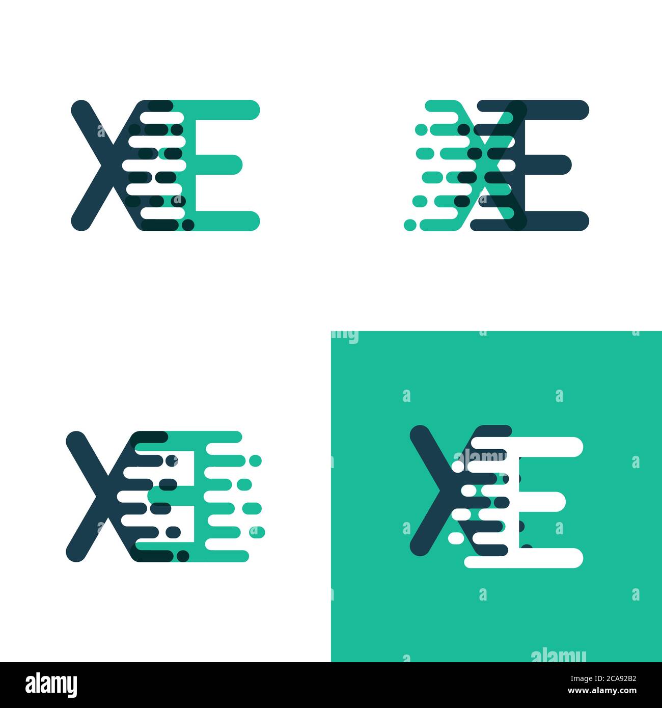 Xe clean logo hi-res stock photography and images - Alamy