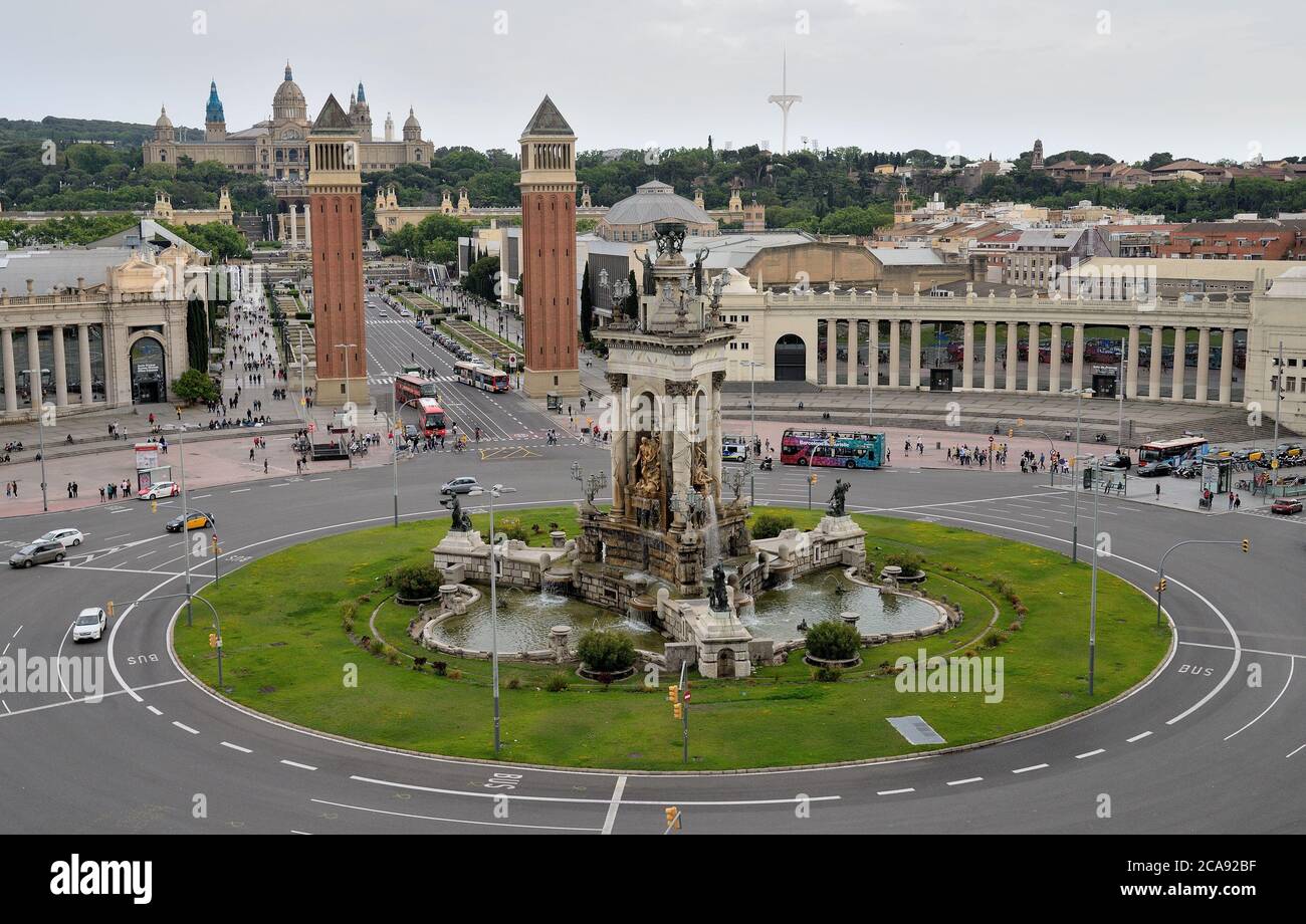 BARCELONA, CAPITAL OF CATALONIA. TOURIST ATTRACTIONS Stock Photo - Alamy