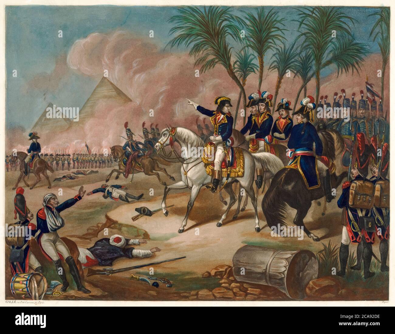 Napoleon at pyramids hi-res stock photography and images - Alamy