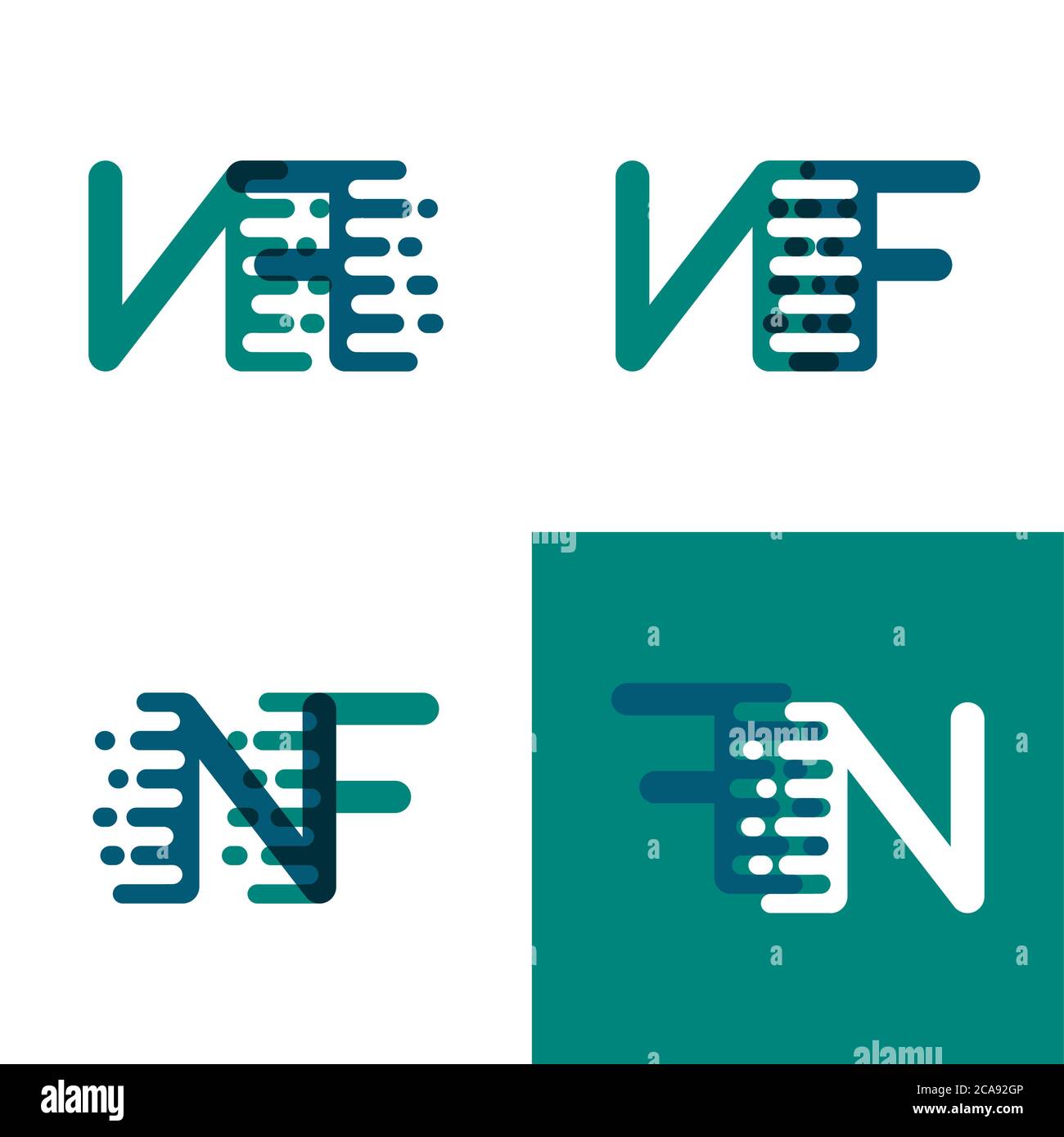 Nf clean logo hi-res stock photography and images - Alamy