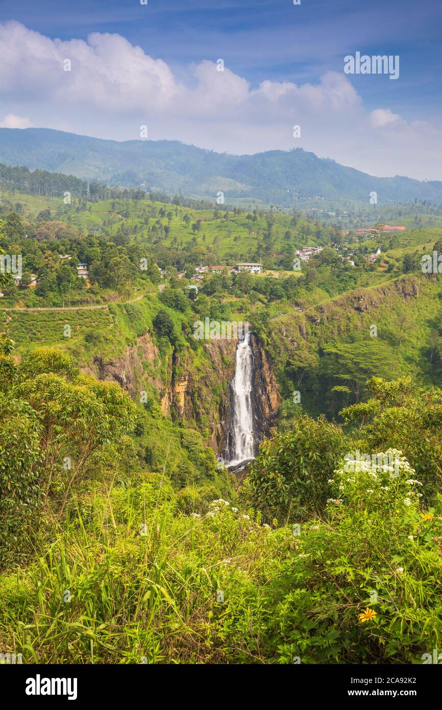 Devon Falls, Nuwara Eliya, Central Province, Sri Lanka, Asia Stock ...