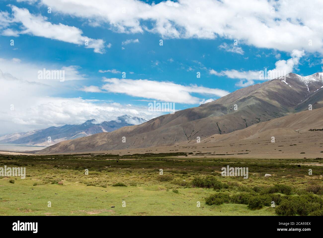 Ladakh, India - Beautiful scenic view from Between Nyoma and Tsaga La ...