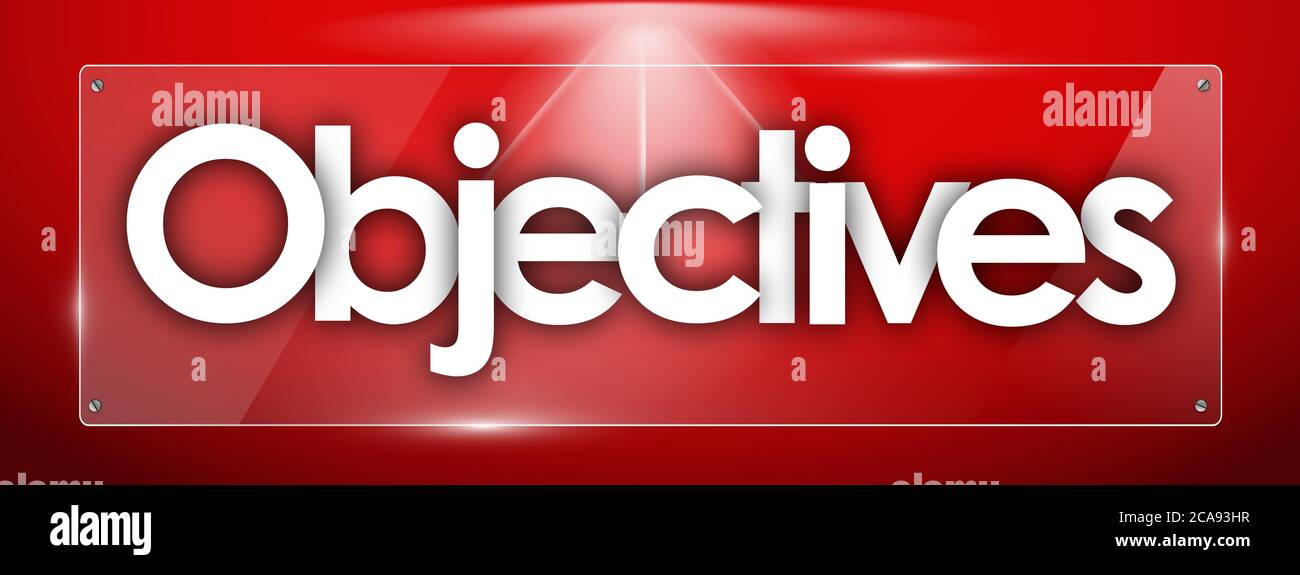 Smart objectives hi-res stock photography and images - Alamy