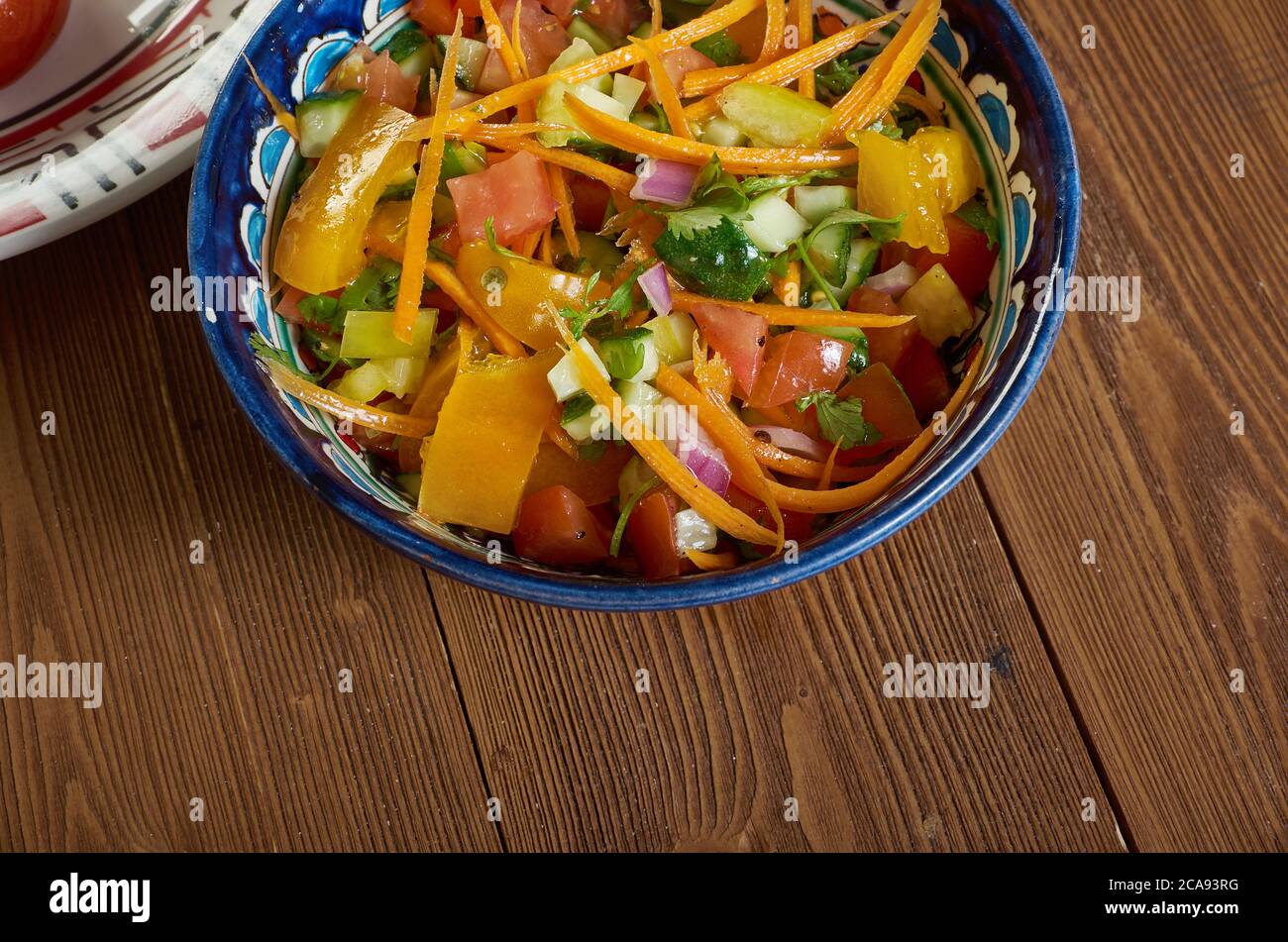 Afghan salad, salad in Afghan cuisine that is prepared with the primary ...