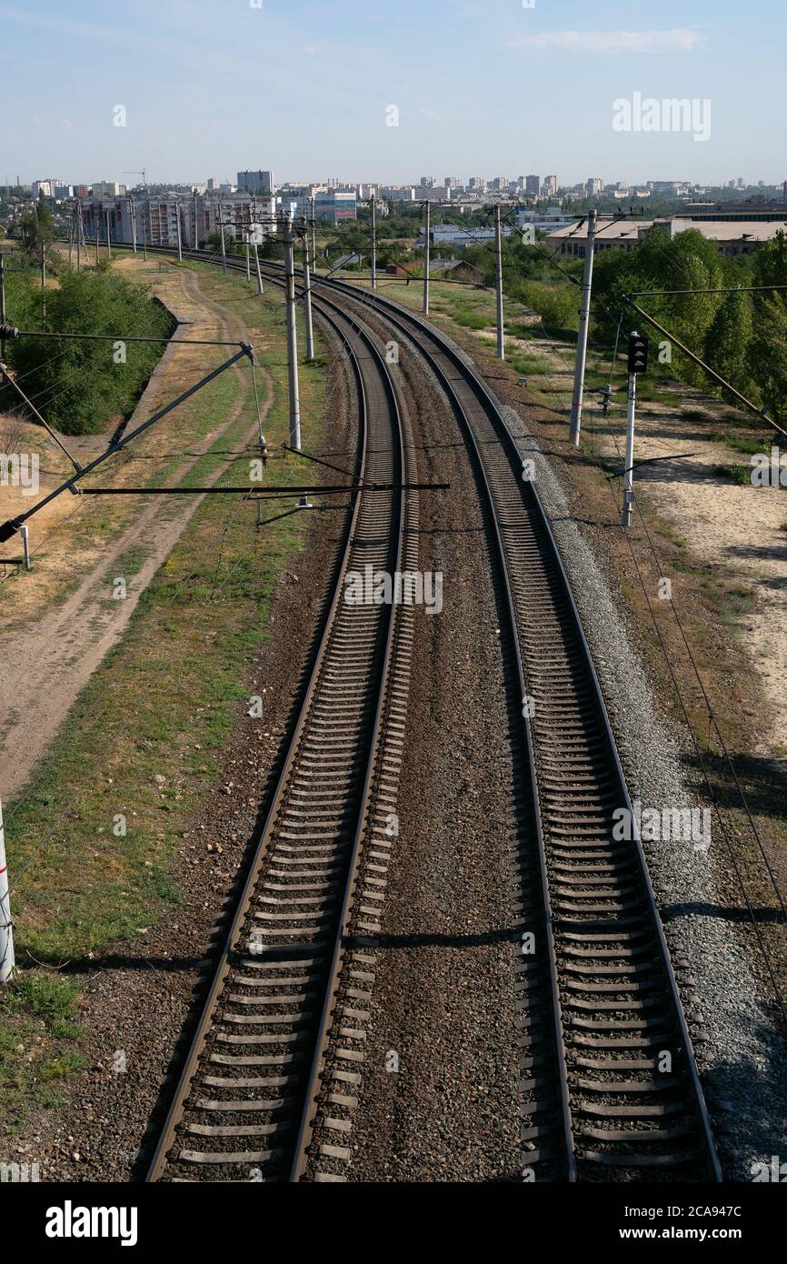 Unguarded railway crossing hi-res stock photography and images - Alamy