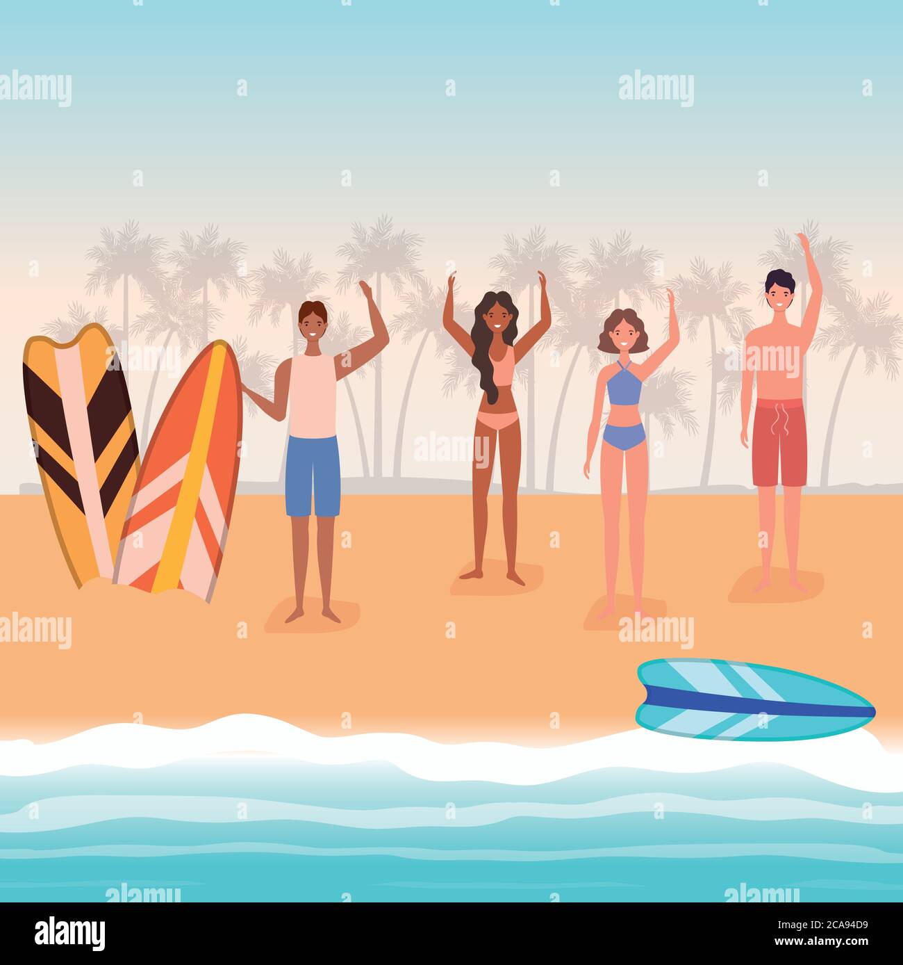 Caribbean boys Stock Vector Images - Alamy