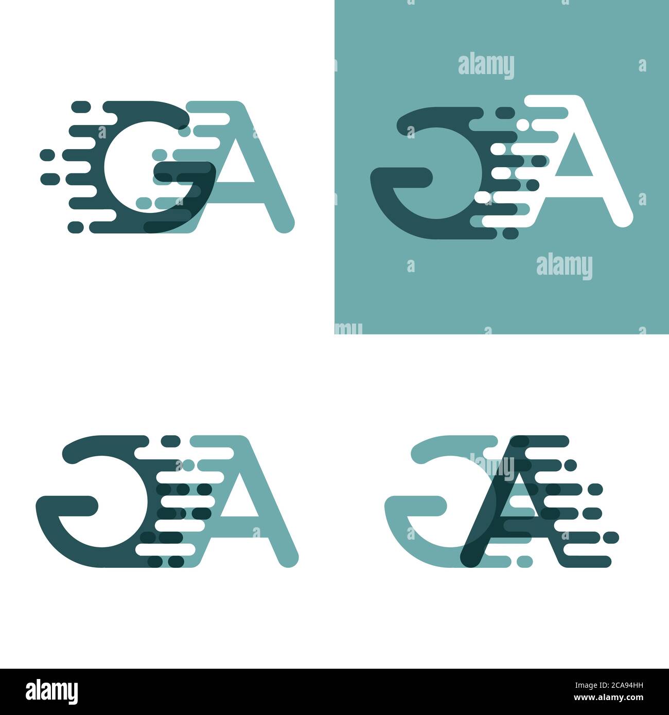 Ga letters hi-res stock photography and images - Alamy