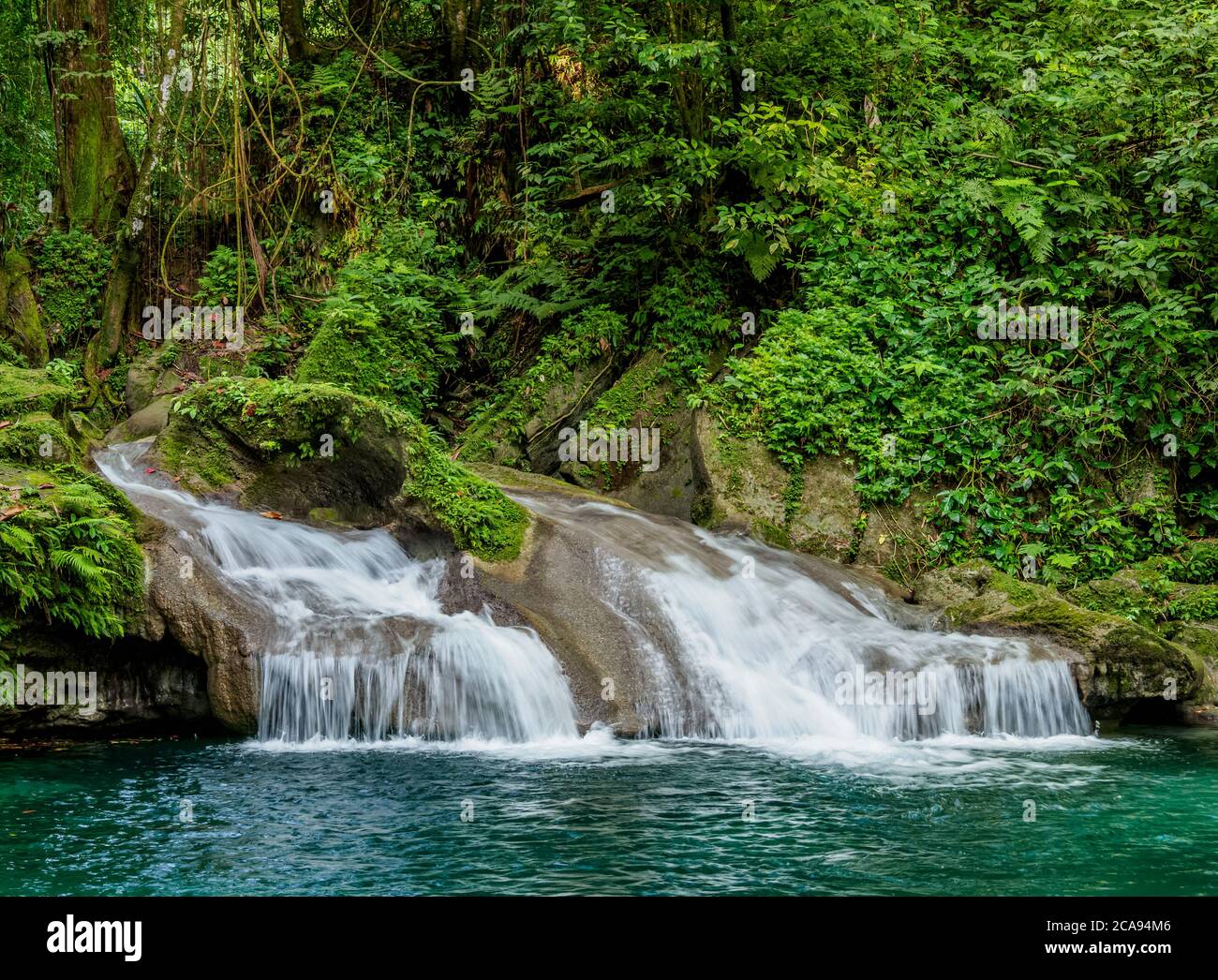 Reach Falls, Portland Parish, Jamaica, West Indies, Caribbean, Central ...