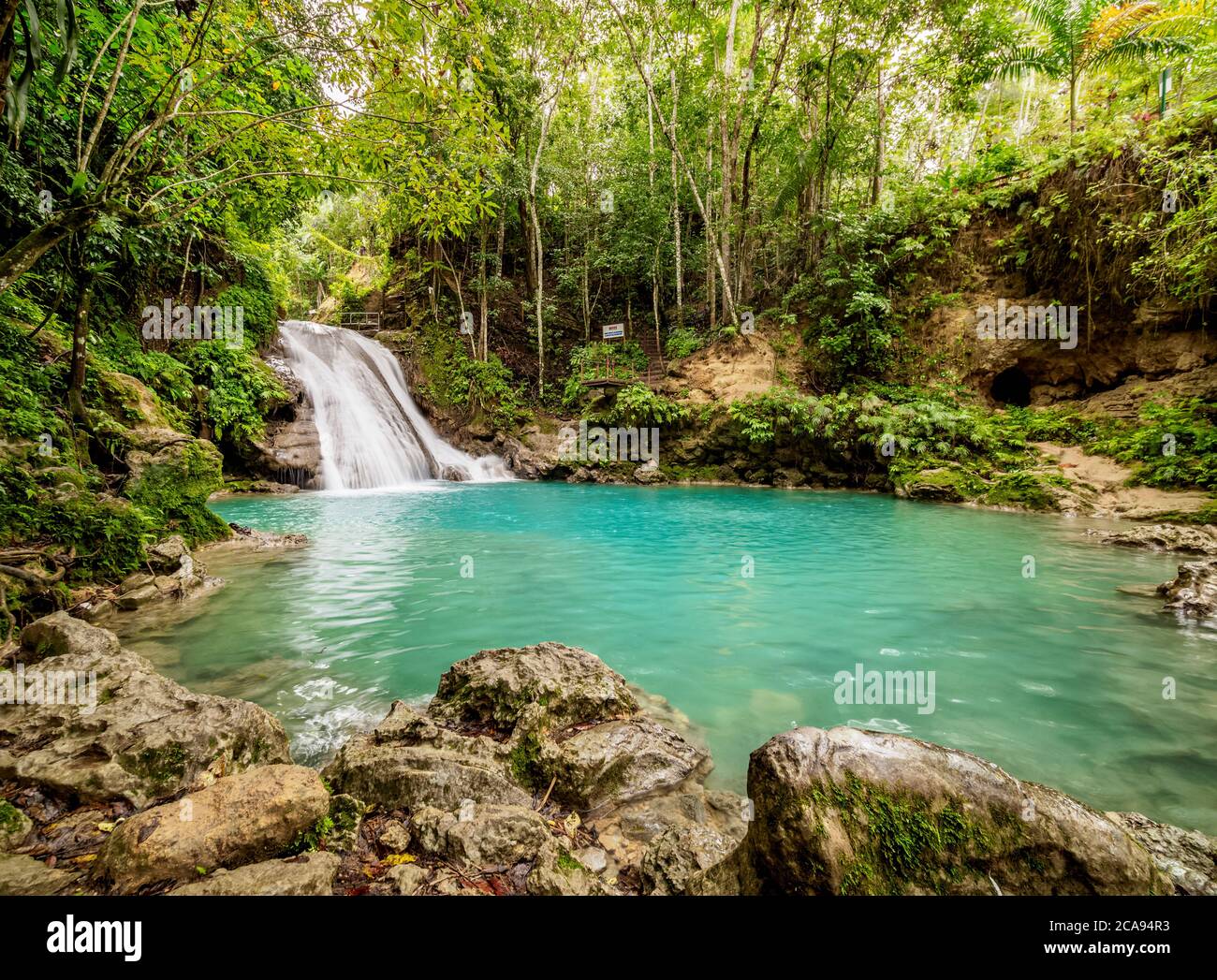 Blue Hole near Ocho Rios, Saint Ann Parish, Jamaica, West Indies ...