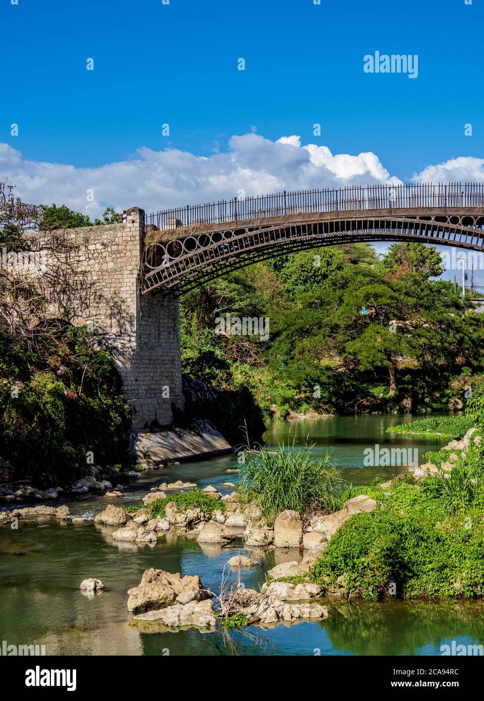 Old Iron Bridge, Spanish Town, Saint Catherine Parish, Jamaica, West ...