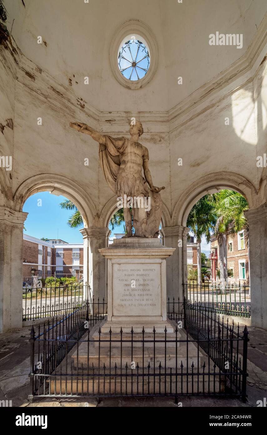 The Rodney Memorial, Main Square, Spanish Town, Saint Catherine Parish ...
