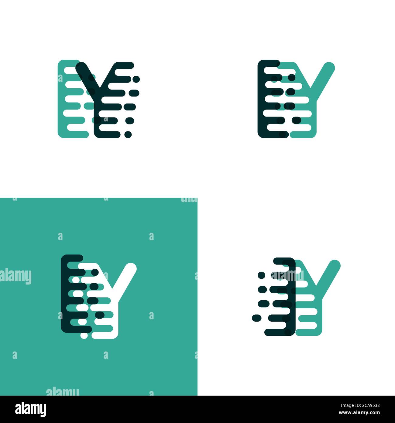 Yi letters Stock Vector Images - Alamy