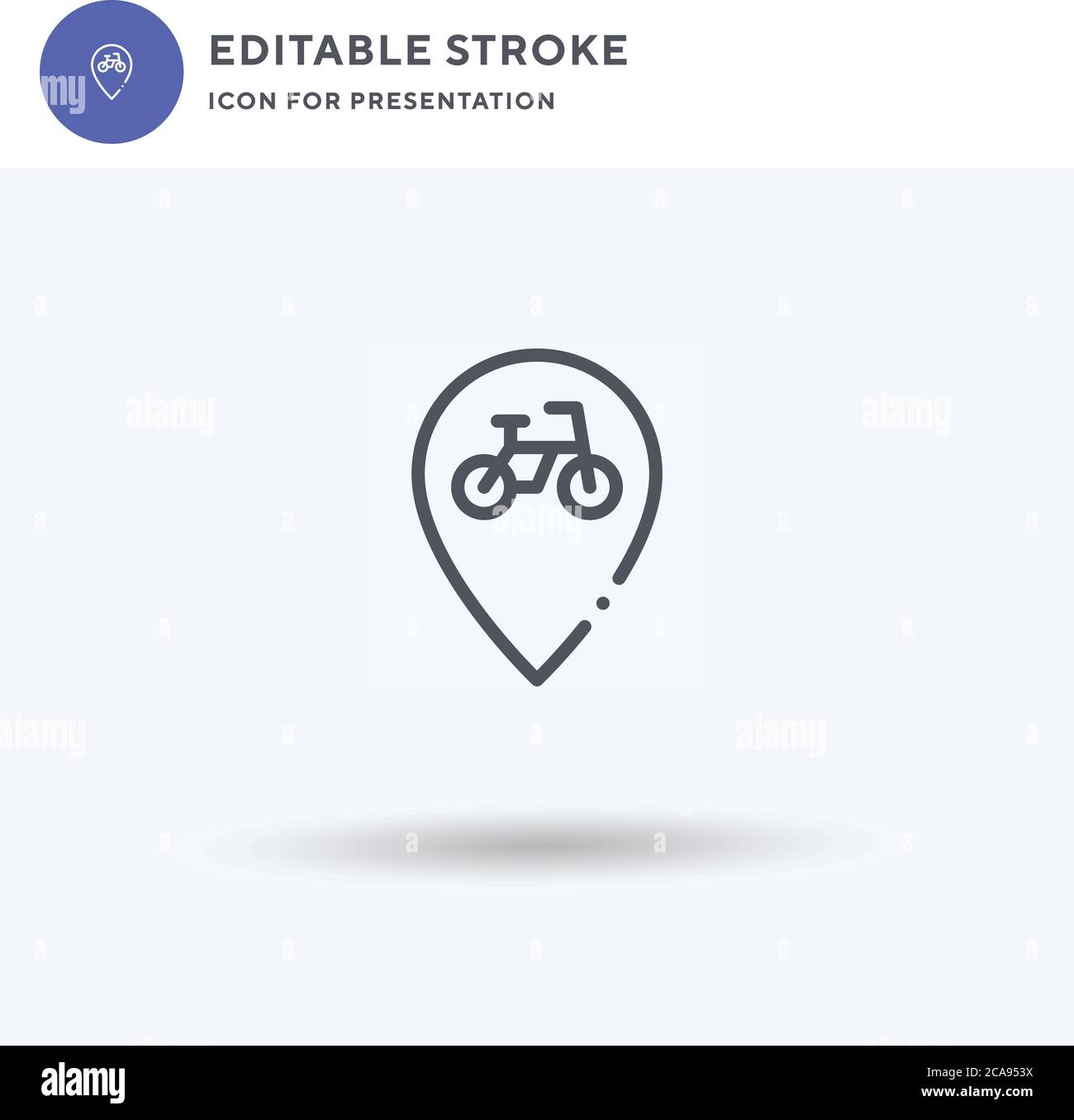 Bike icon vector, filled flat sign, solid pictogram isolated on white ...