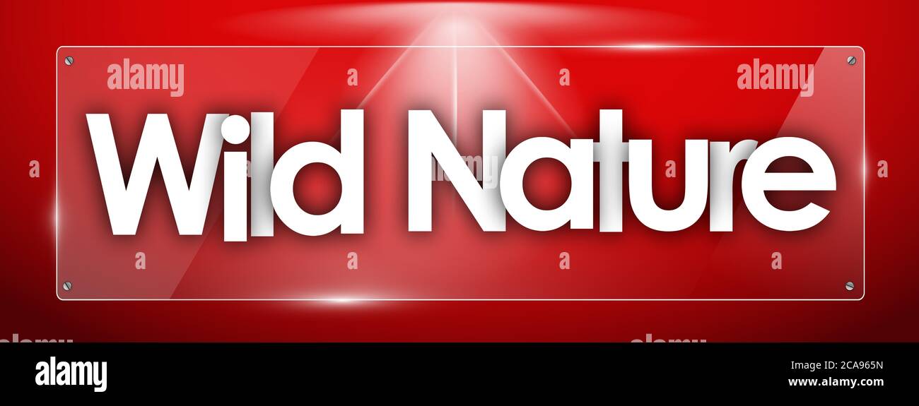 Nature word hi-res stock photography and images - Alamy