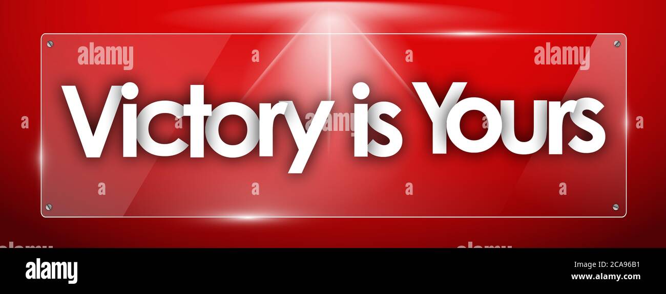 Victory shapes hi-res stock photography and images - Alamy