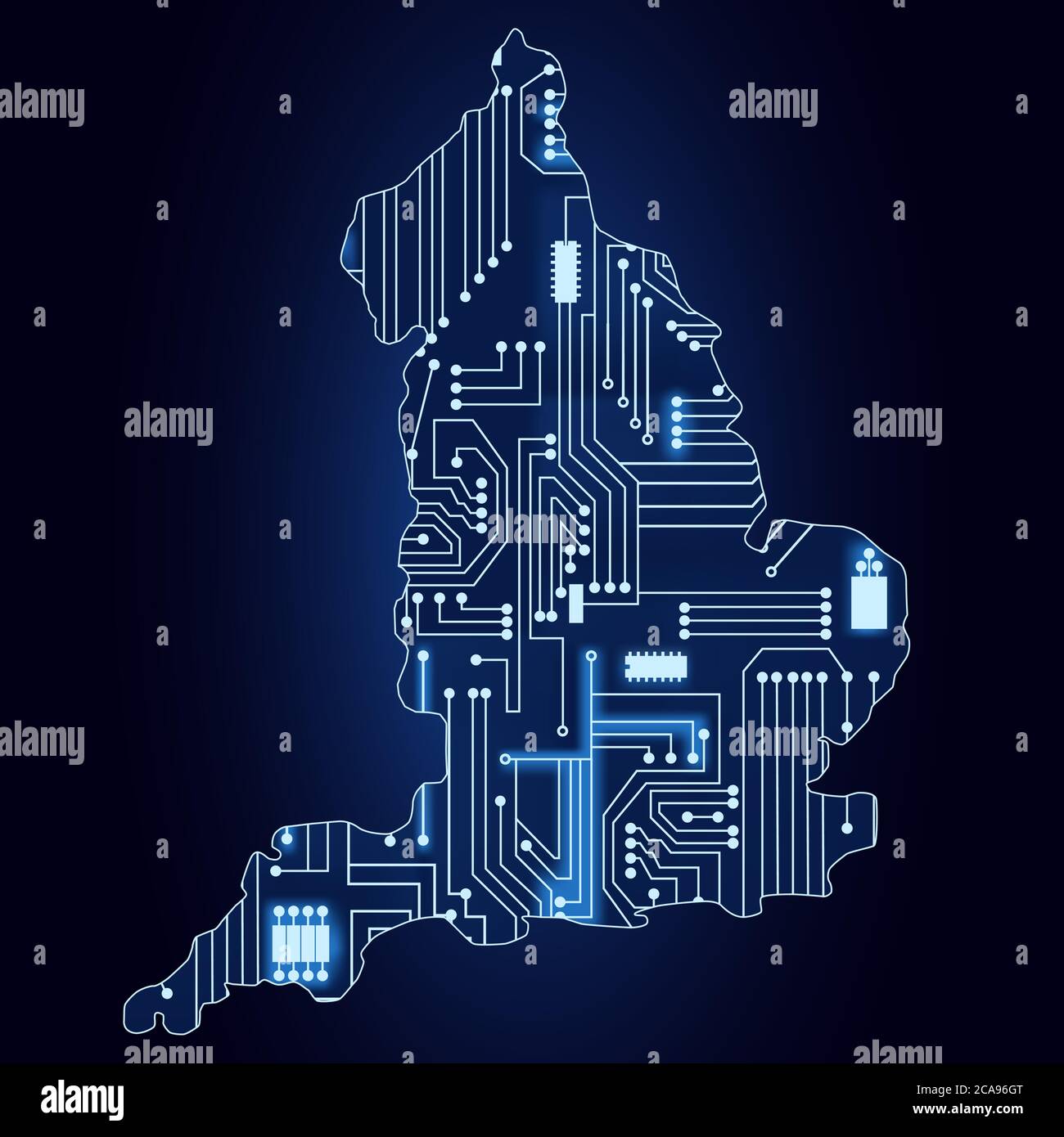 Map vector london blue digital Stock Vector Images - Alamy