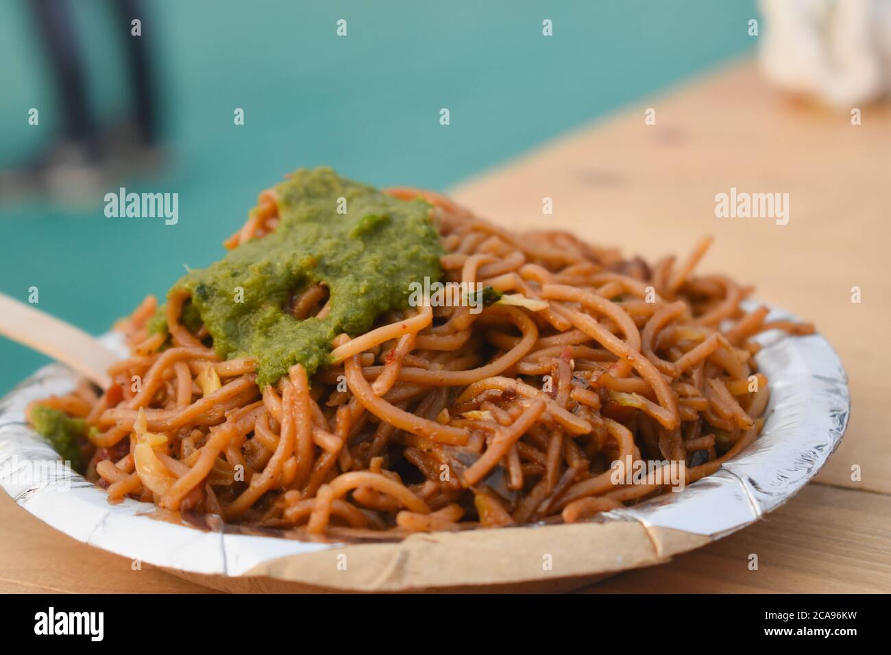 Indian eating noodles hi-res stock photography and images - Alamy