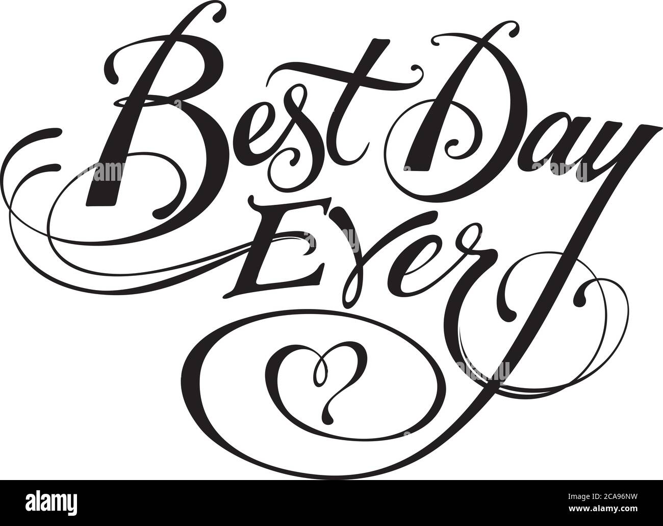 Custom calligraphy text Stock Vector Image & Art - Alamy