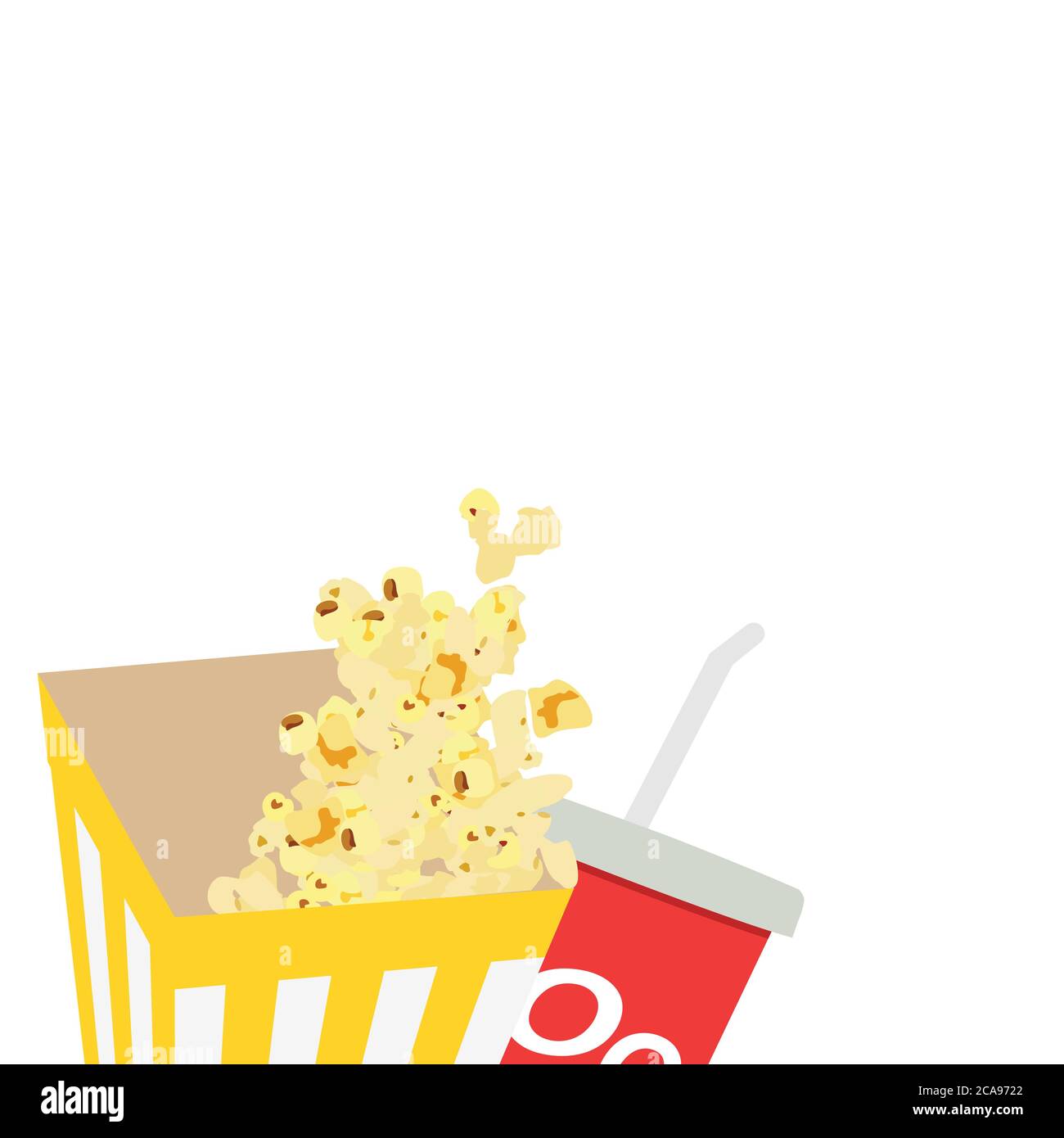 Movie time vector illustration. Cinema poster concept background ...