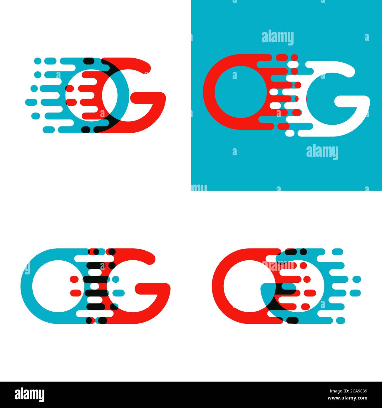 Og letters Stock Vector Images - Alamy