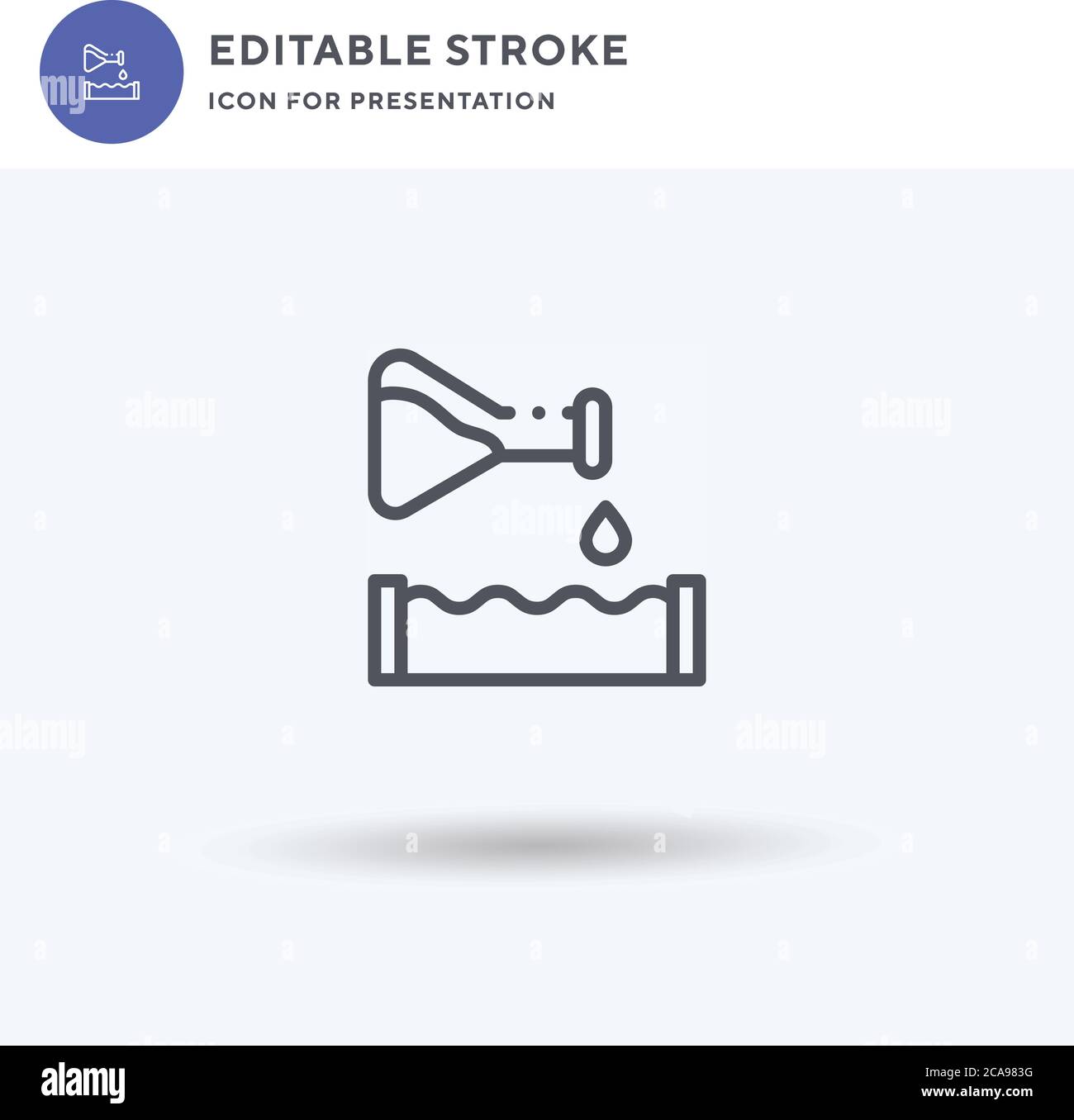 Chlorine icon vector, filled flat sign, solid pictogram isolated on ...