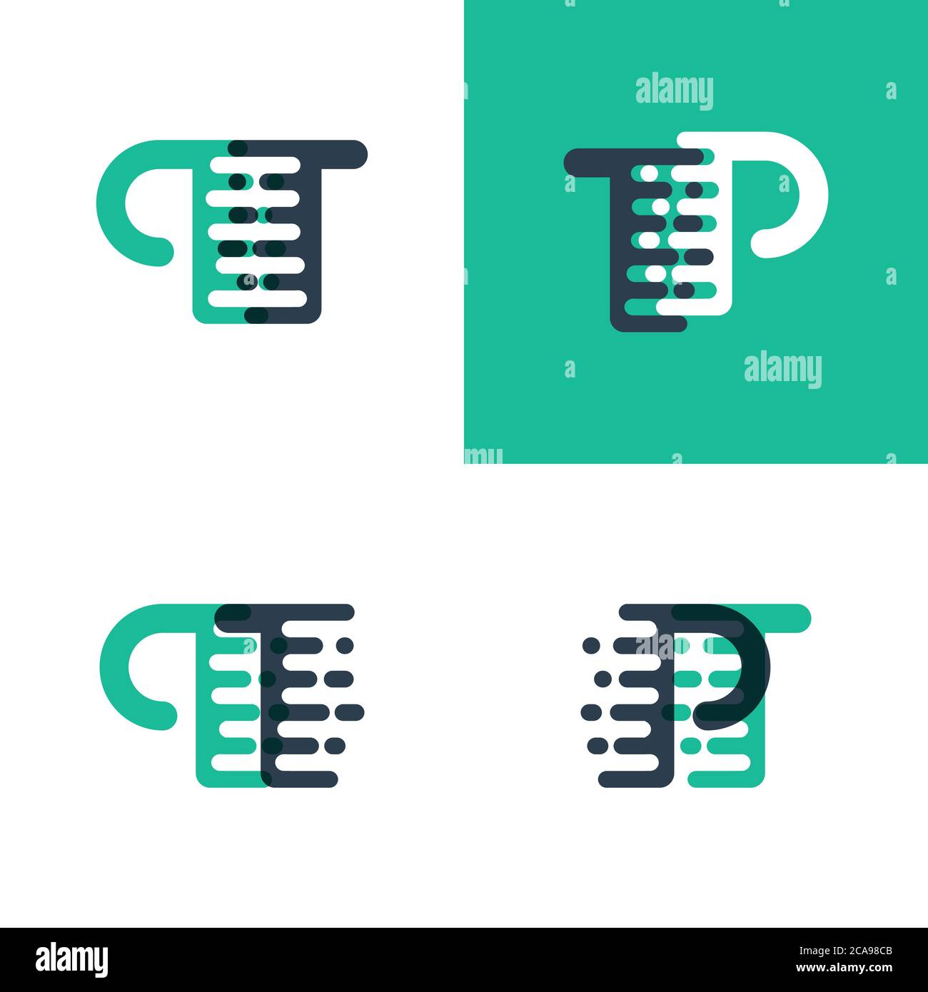 Pt letters Stock Vector Images - Alamy