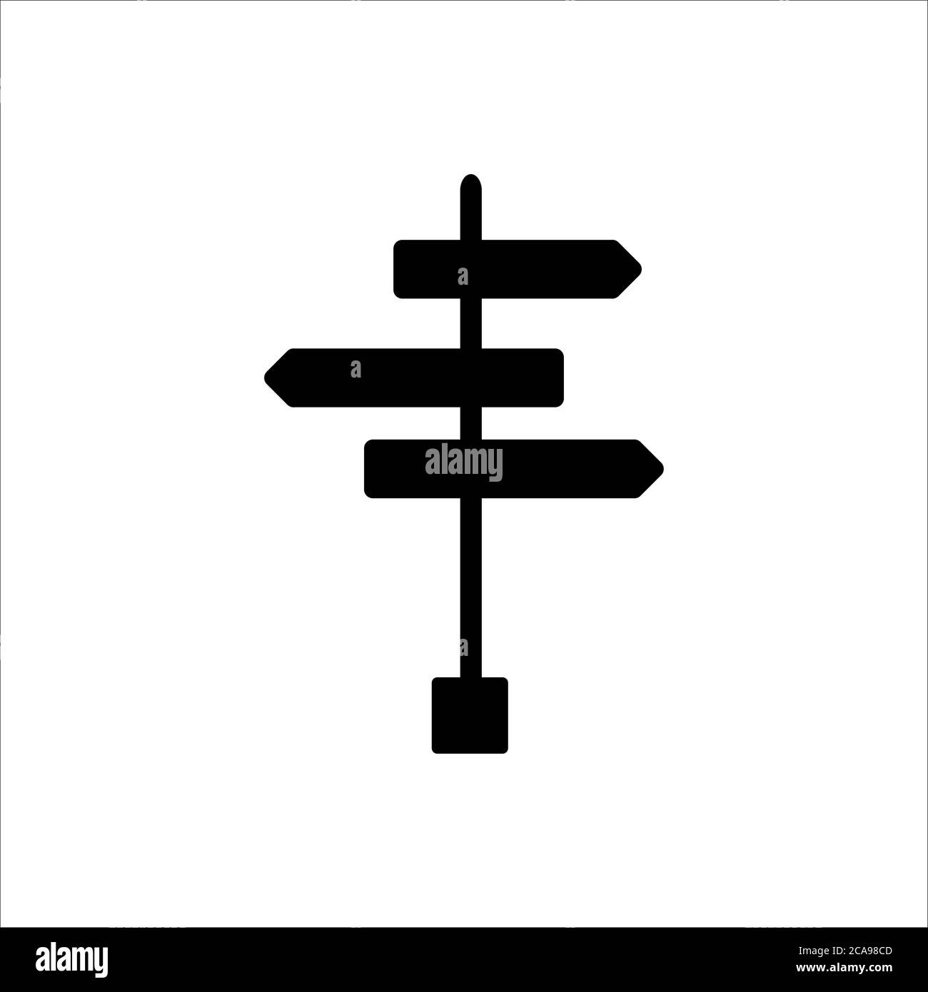 arrow signpost vector design symbol of road signs direction ways icon ...