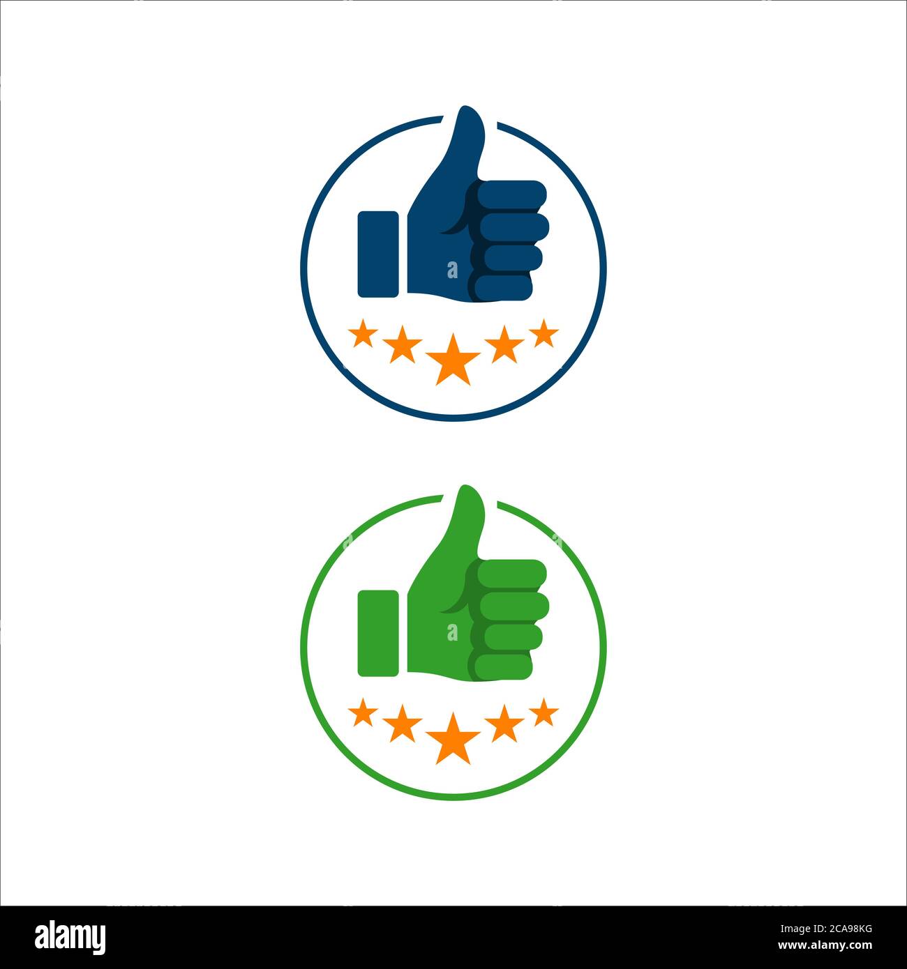 thumbs up star vector sign logo. symbol of good rating evaluation success and quality Stock ...