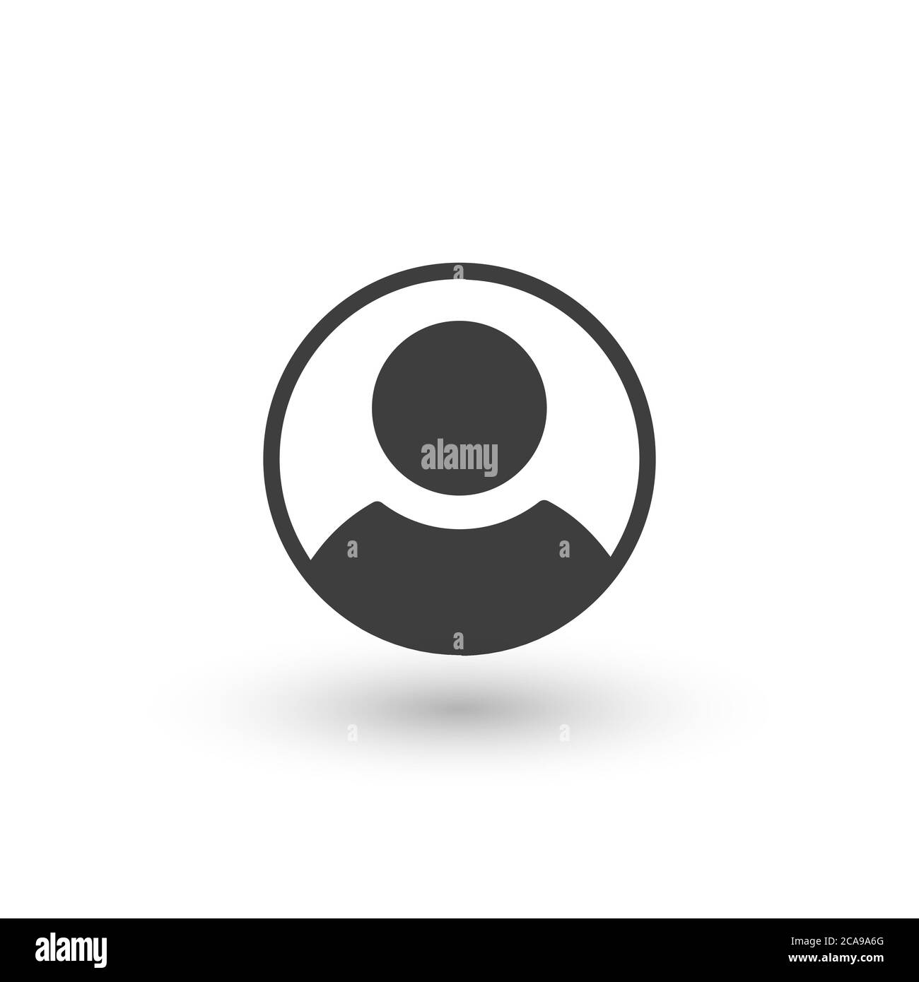 Profile icon. Male user icon, ui button. Stock vector illustration ...