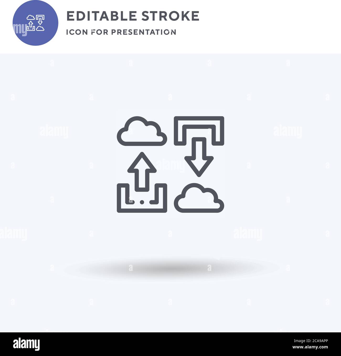 File Sharing icon vector, filled flat sign, solid pictogram isolated on ...