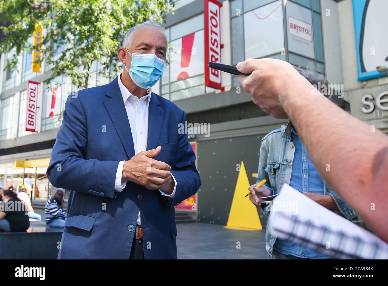 ROTTERDAM, 5-08-2020, In Rotterdam a mouthmask must be worn in some ...