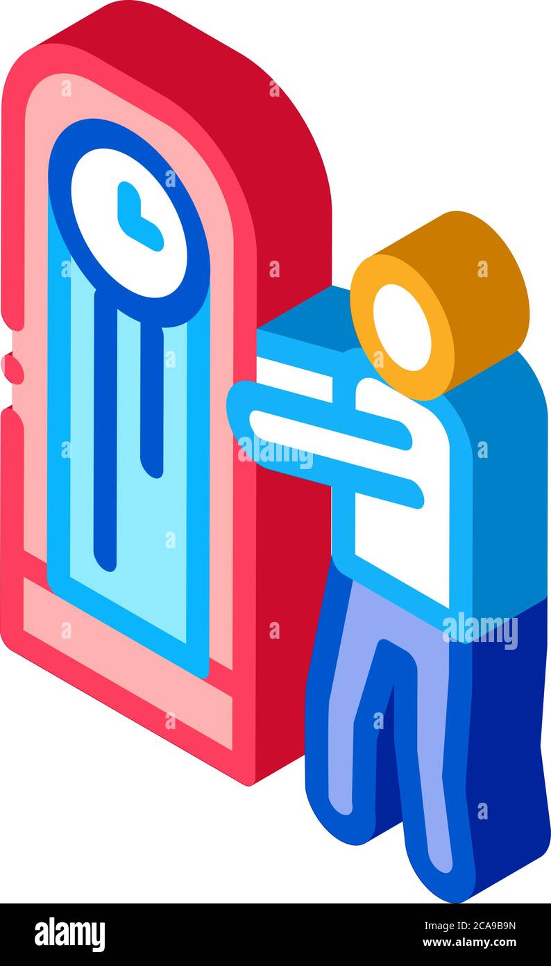 Human delivery watch repair service Stock Vector Images - Alamy