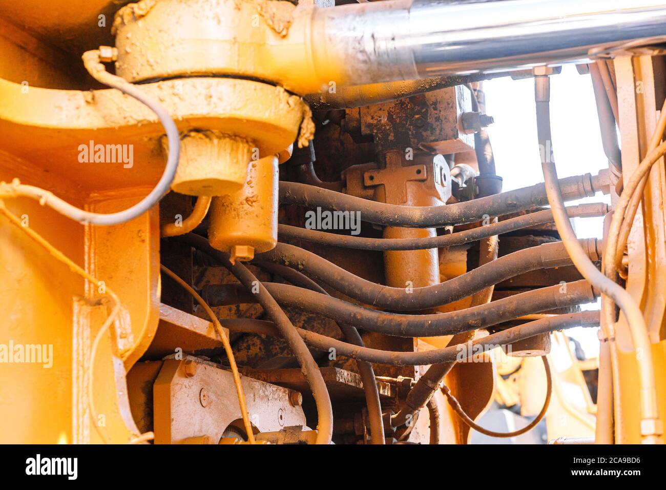 Dump truck inside hi-res stock photography and images - Alamy