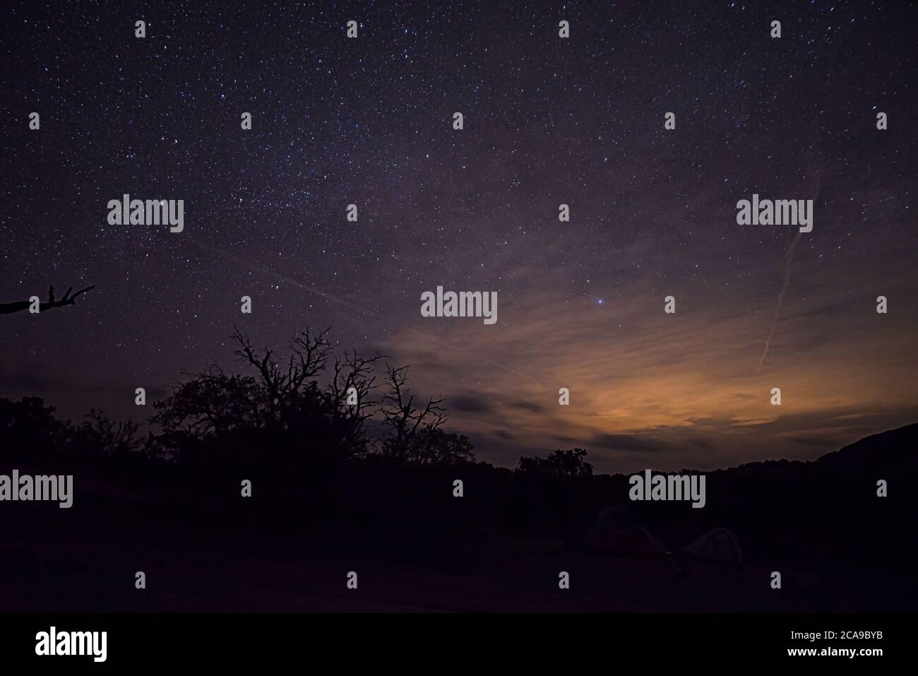 Starry night over Texas Stock Photo - Alamy