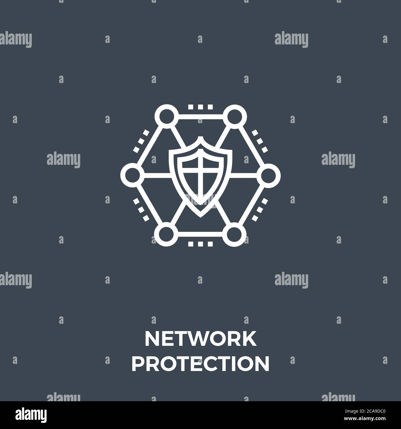 Network Protection icon vector Stock Vector Image & Art - Alamy